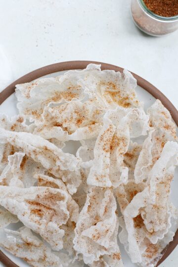 Crispy Rice Paper Chips (Super Quick & Easy) - A Nourishing Plate