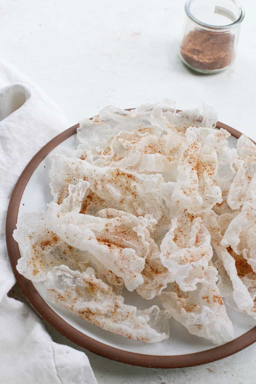 Crispy Rice Paper Chips (Super Quick & Easy) - A Nourishing Plate