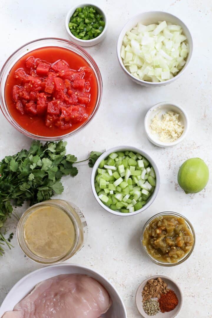 Chicken Cilantro Lime Soup - A Nourishing Plate