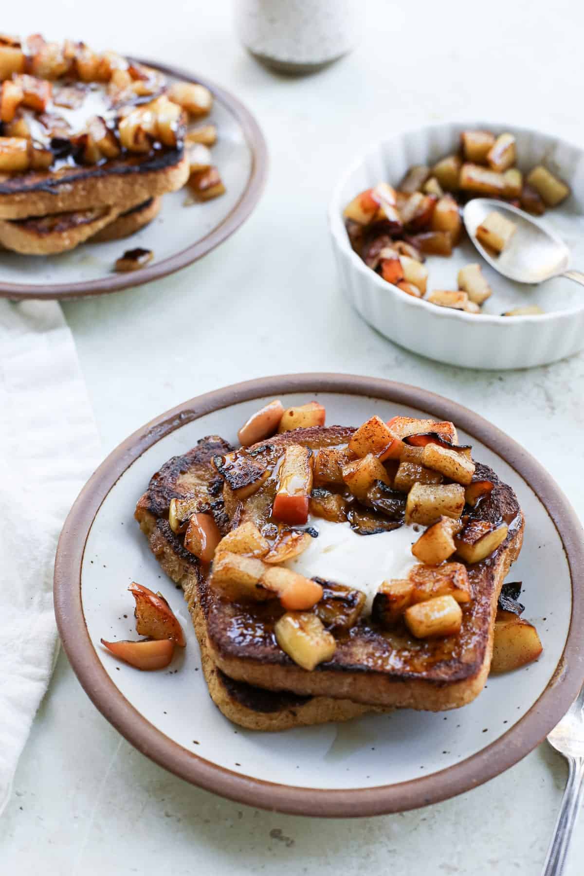 Dairy Free French Toast (Gluten Free Option) - A Nourishing Plate
