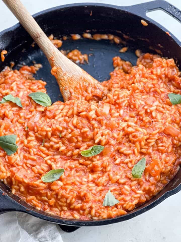 Creamy Dairy-Free Risotto (So Versatile!) - A Nourishing Plate