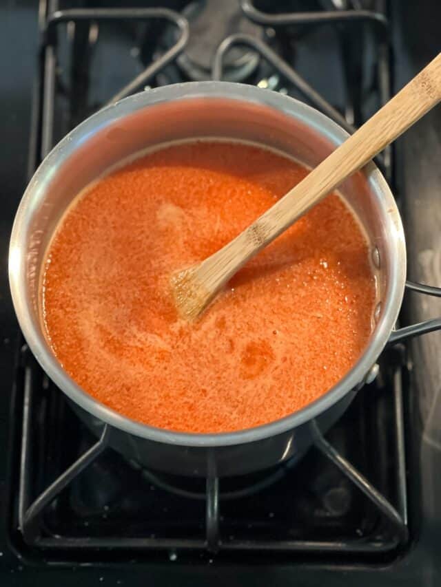 Creamy Roasted Red Pepper Risotto - A Nourishing Plate