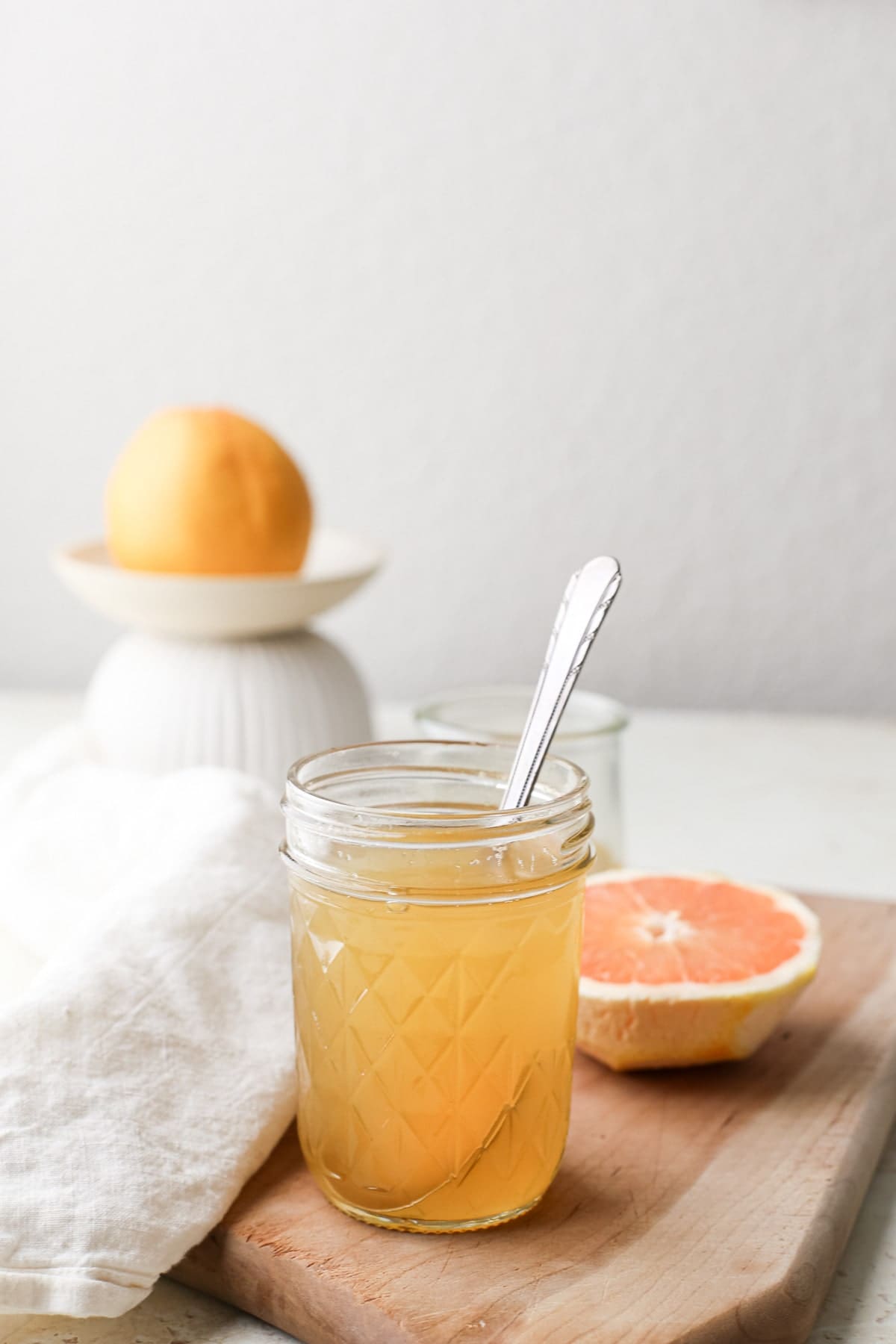 2 Ingredient Grapefruit Simple Syrup Recipe - A Nourishing Plate
