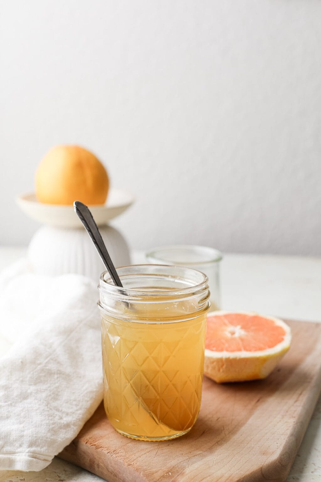 2 Ingredient Grapefruit Simple Syrup Recipe - A Nourishing Plate