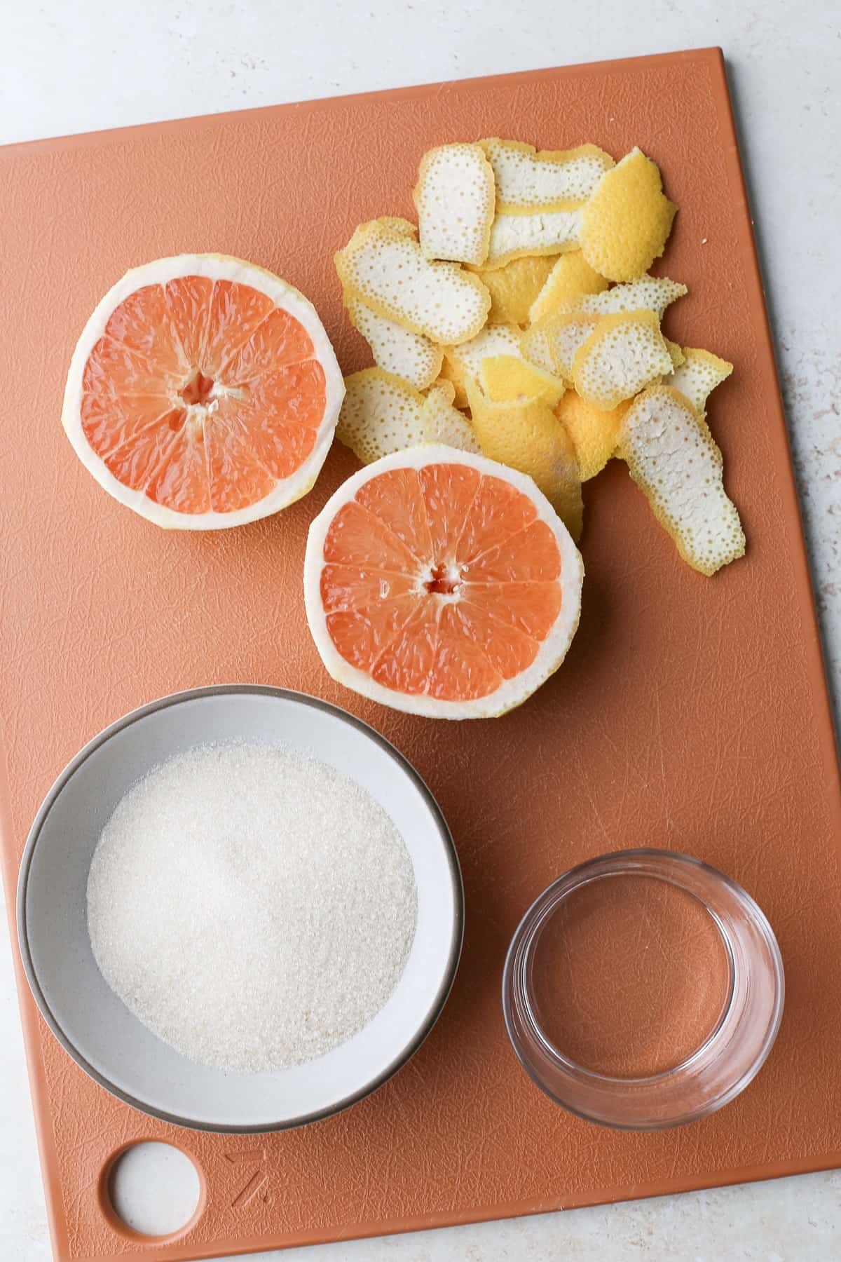 2 Ingredient Grapefruit Simple Syrup Recipe - A Nourishing Plate