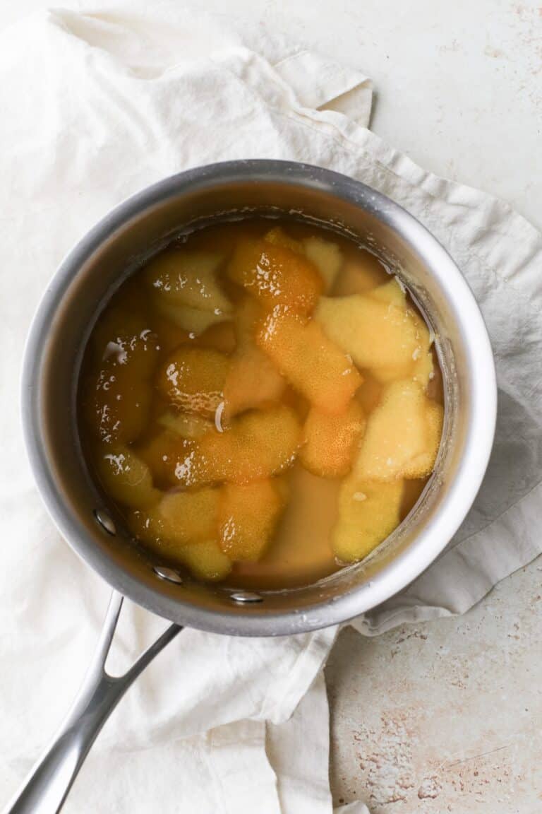 2 Ingredient Grapefruit Simple Syrup Recipe - A Nourishing Plate