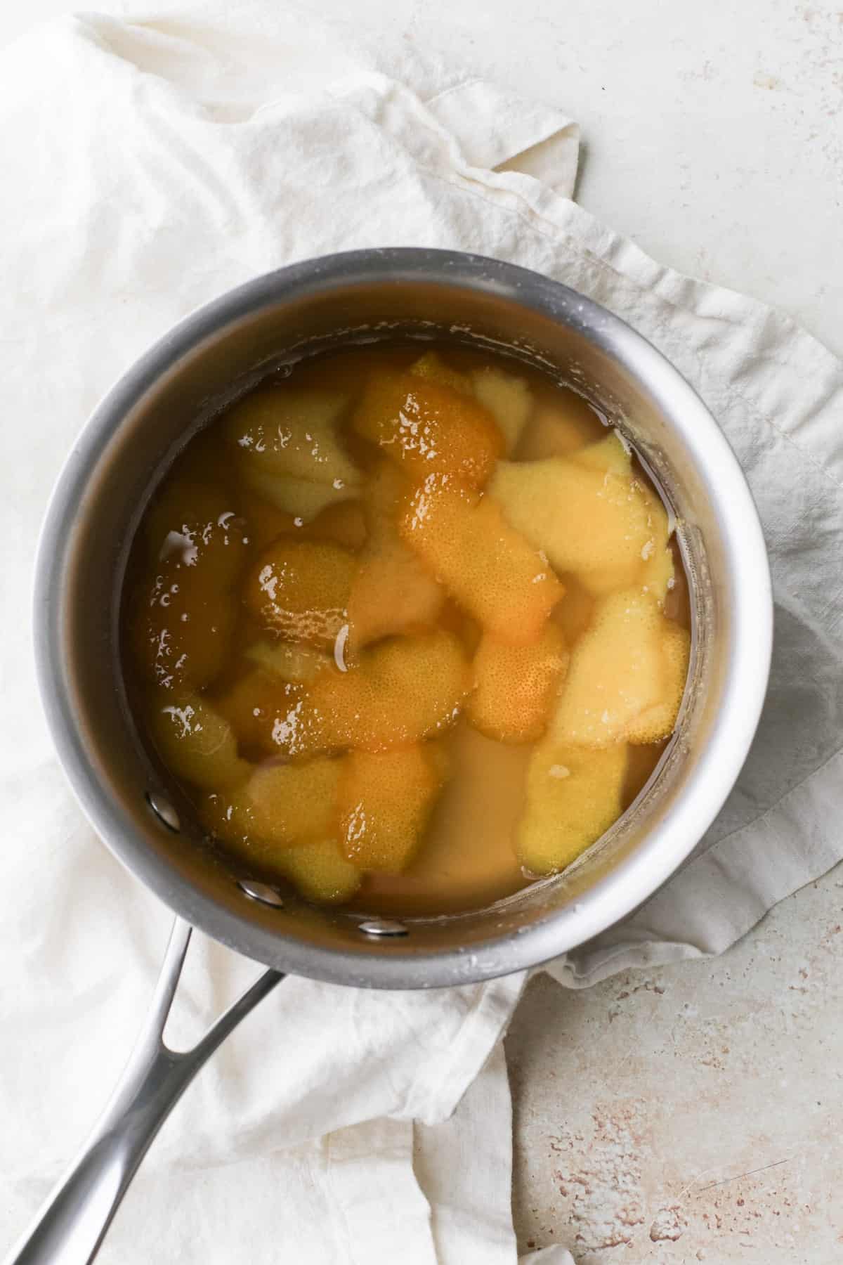 2 Ingredient Grapefruit Simple Syrup Recipe - A Nourishing Plate