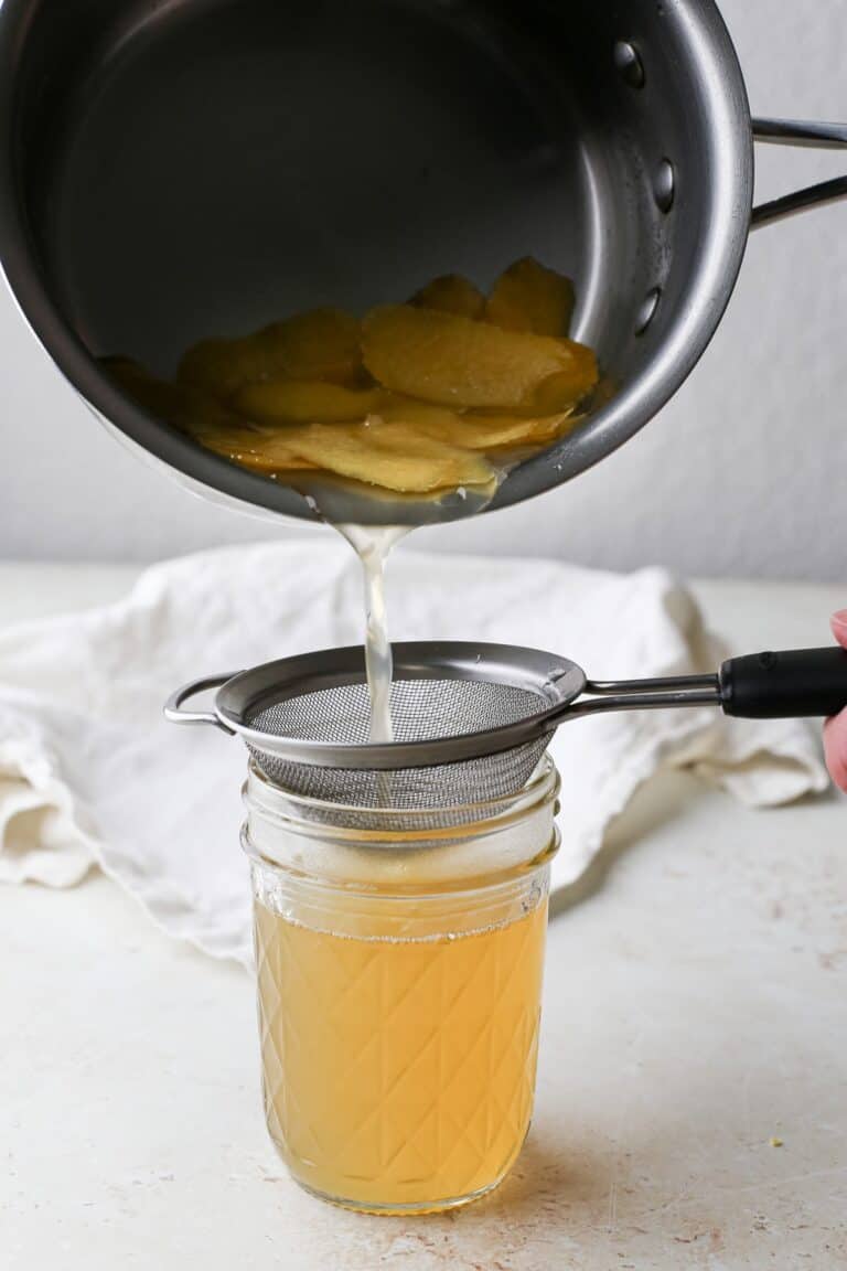 2 Ingredient Grapefruit Simple Syrup Recipe - A Nourishing Plate