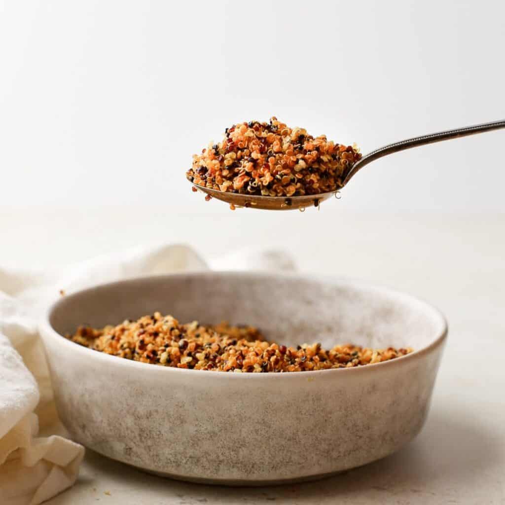 How To Make Crispy Quinoa (Oven Roasted) - A Nourishing Plate