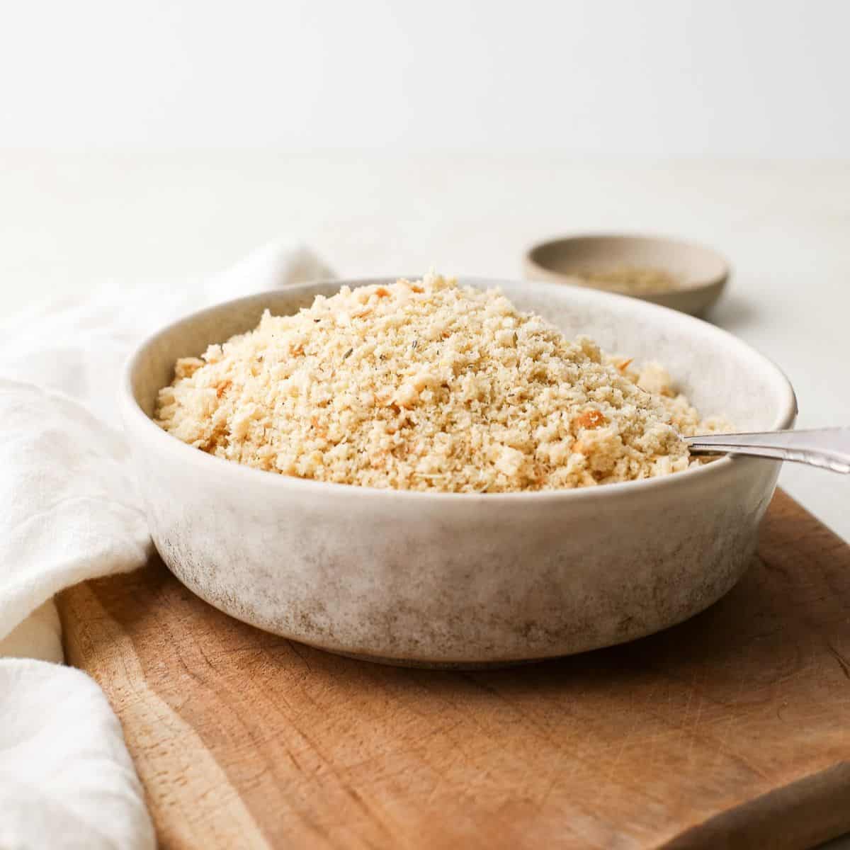 Vegan Italian Bread Crumbs (Gluten-Free Option) - A Nourishing Plate