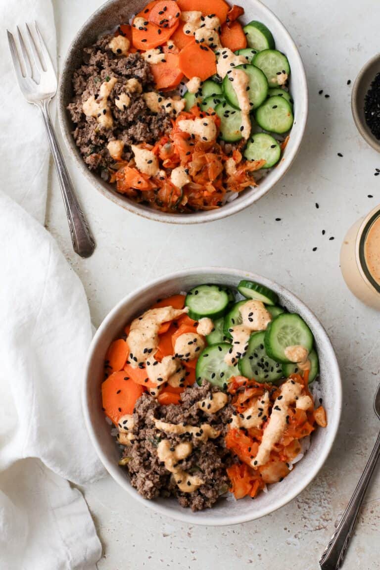 Korean Inspired Beef Bulgogi Bowl - A Nourishing Plate