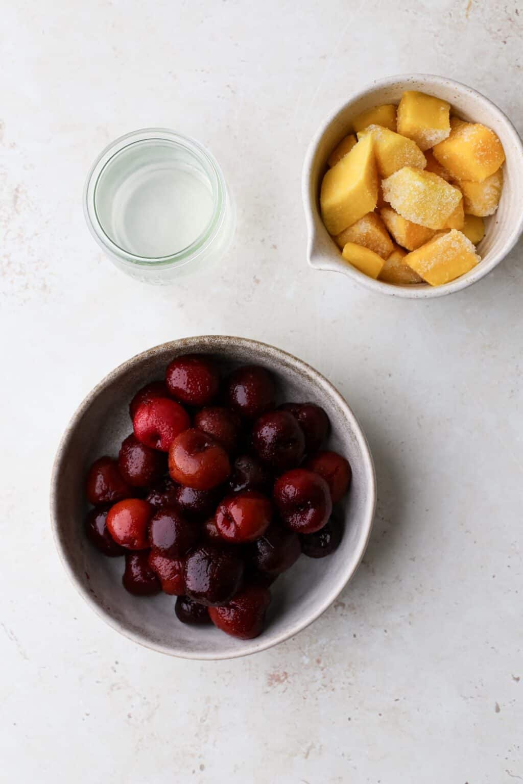 Cherry Mango Popsicles (No Added Sugar) - A Nourishing Plate