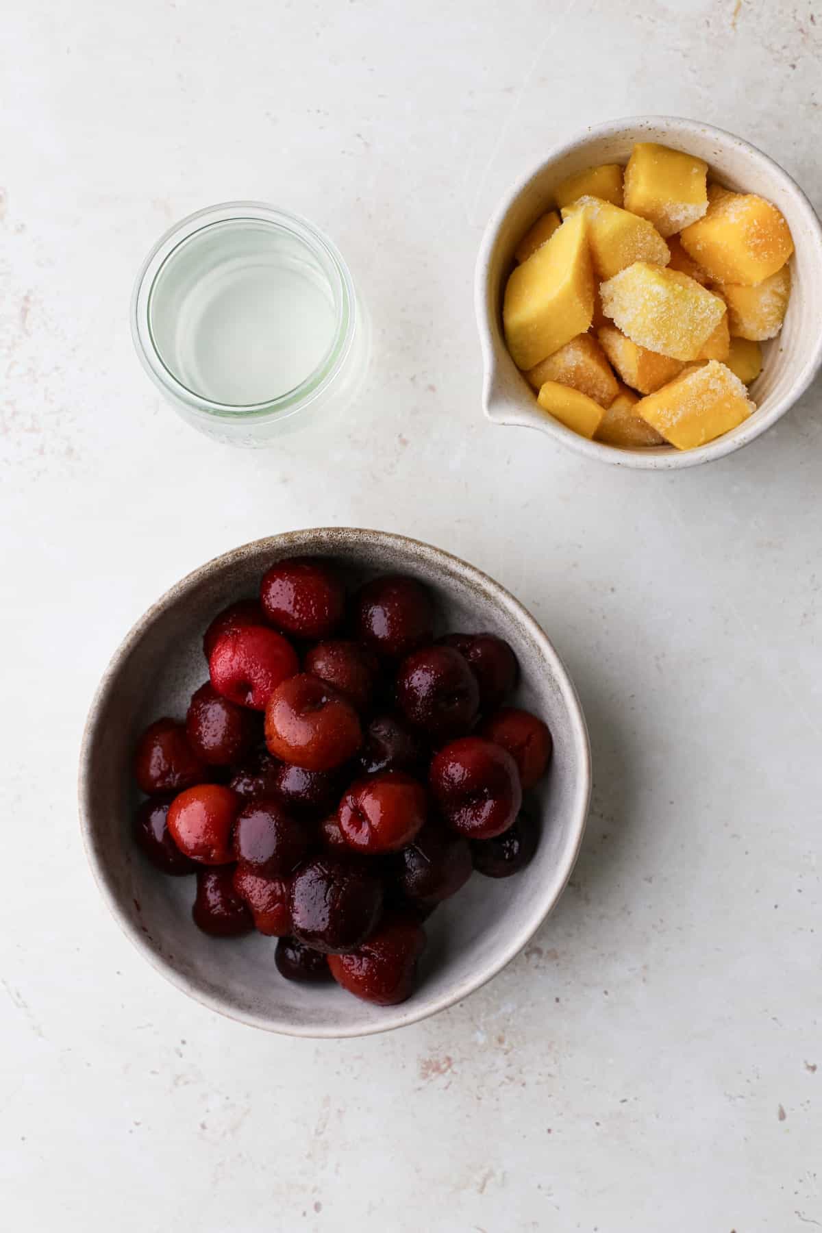 Cherry Mango Popsicles (No Added Sugar) - A Nourishing Plate