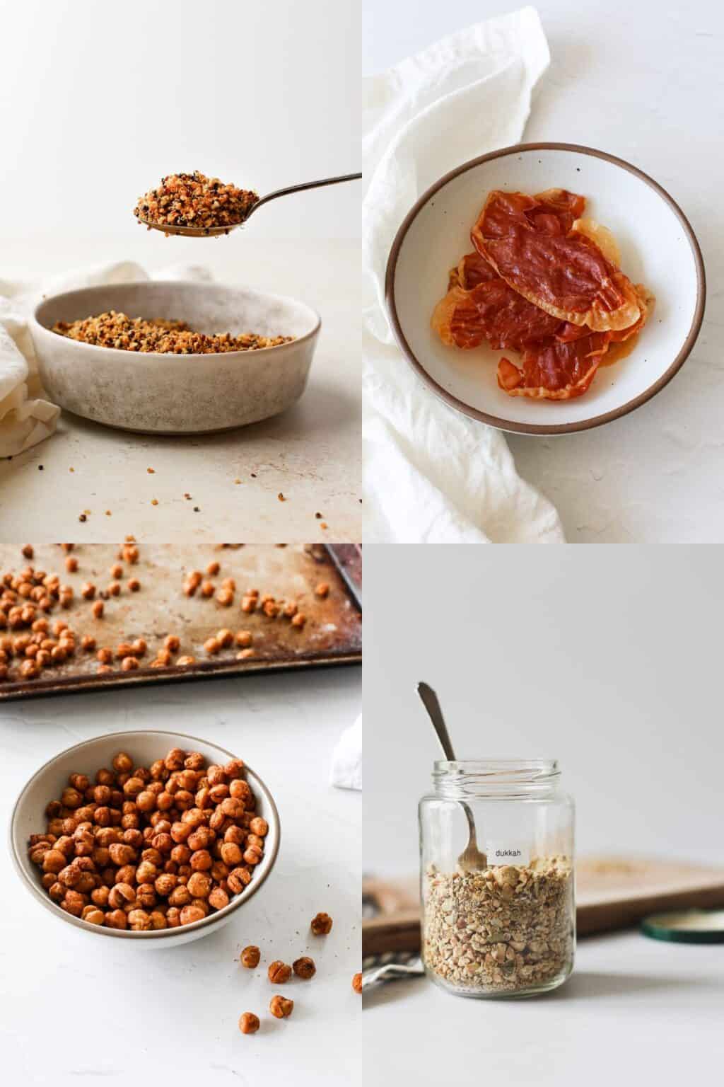 Crunchy Salad Toppings - A Nourishing Plate