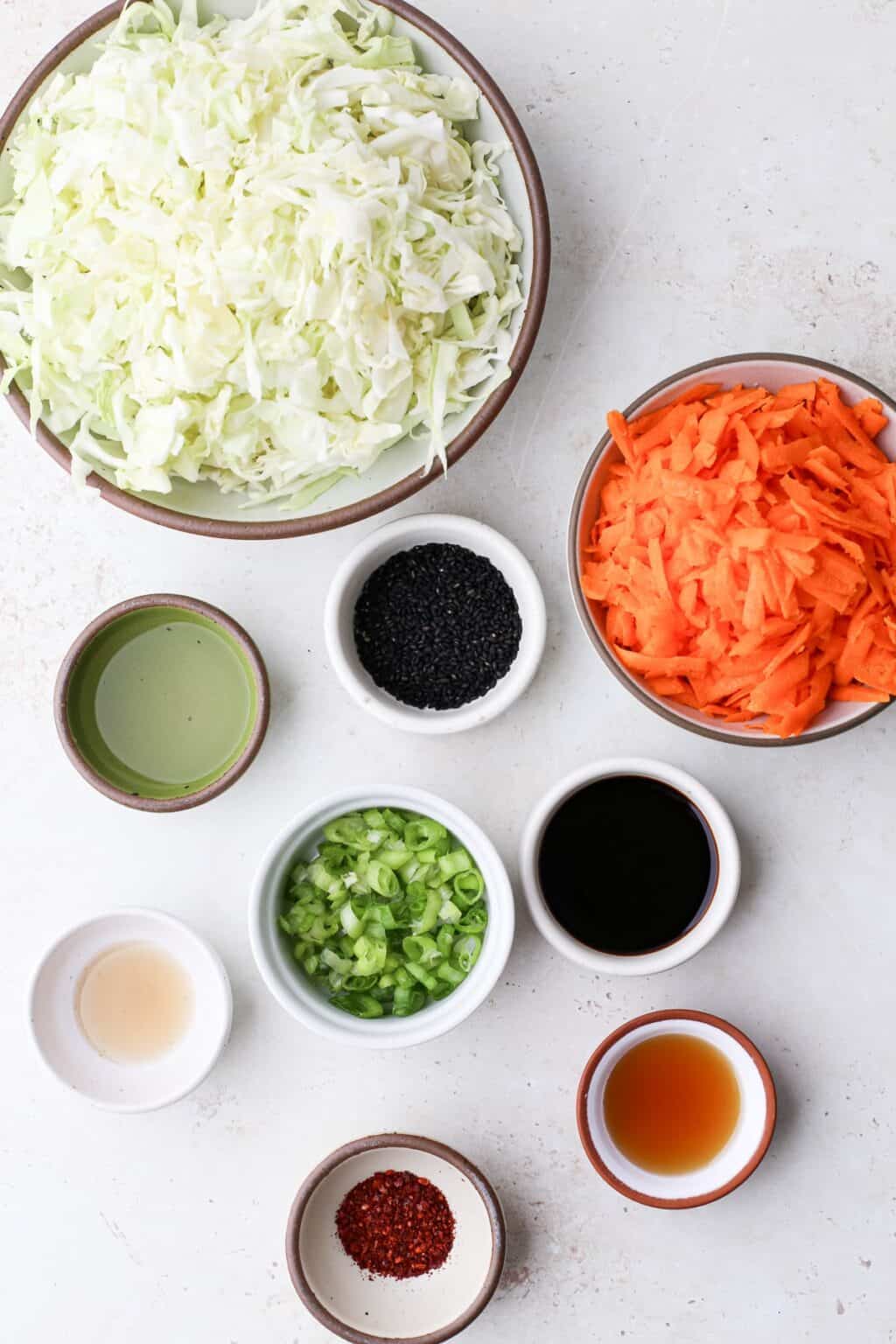 Quick Korean Coleslaw Recipe - A Nourishing Plate