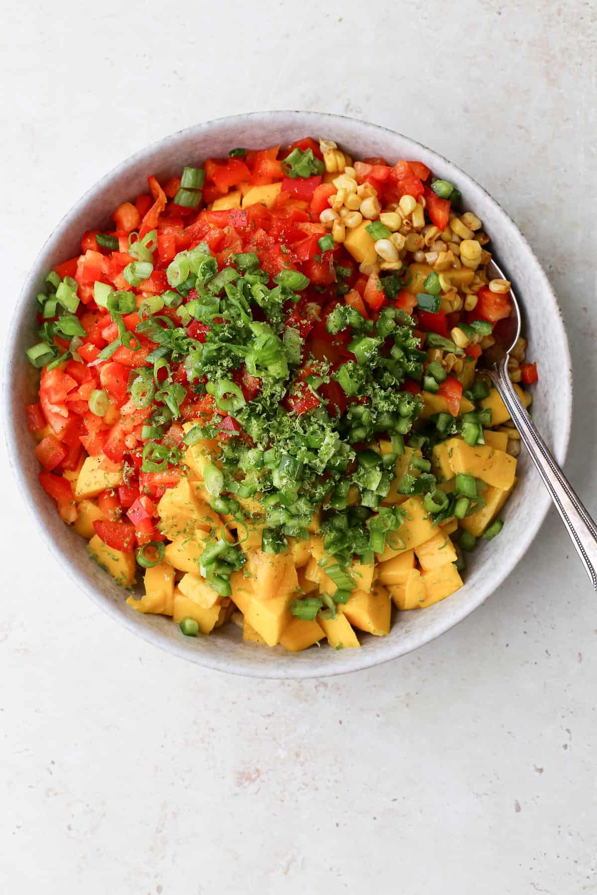 Mango Corn Salsa - A Nourishing Plate